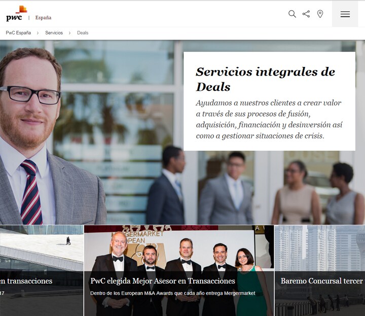 Servicios integrales en Transacciones - PwC España