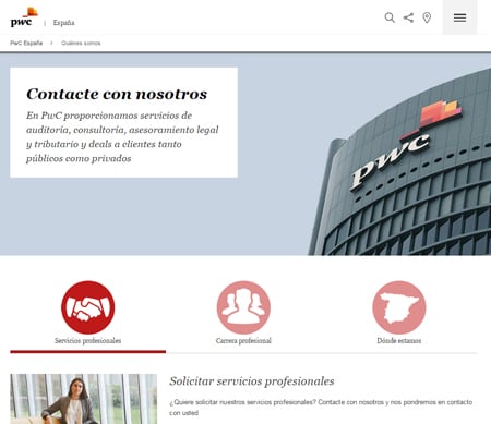 Contacto - Quiénes Somos - PwC España.