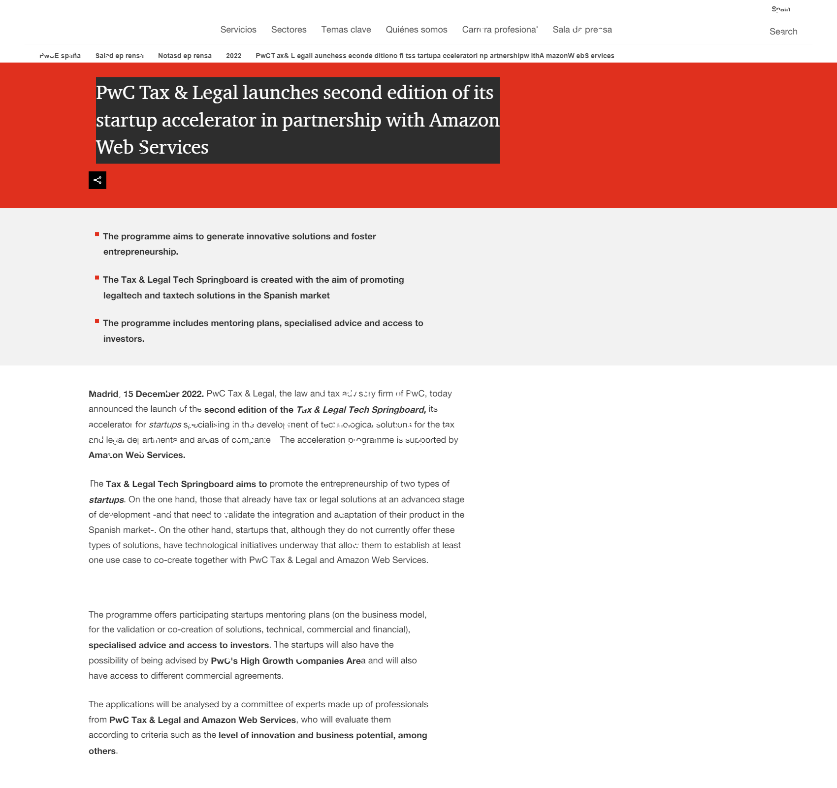 PwC Tax & Legal launches second edition of its startup accelerator in ...